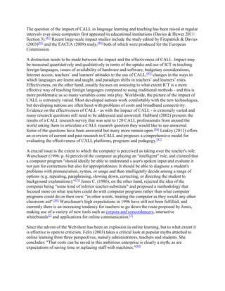 Computer assisted language learning (call) | DOCX | Web Conferencing ...