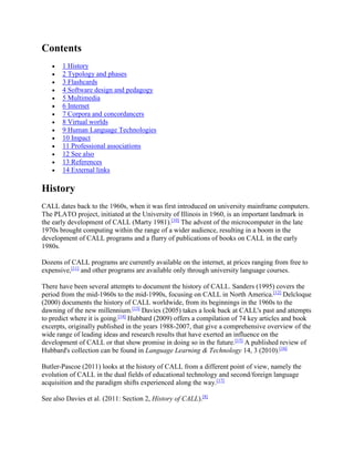 Computer assisted language learning (call) | DOCX | Web Conferencing ...