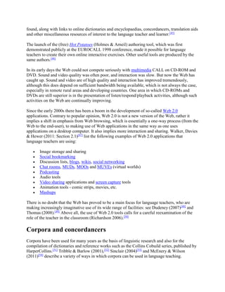 Computer assisted language learning (call) | DOCX | Web Conferencing ...