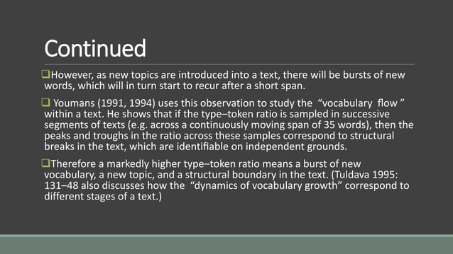 Computer assisted text and corpus analysis | PPT
