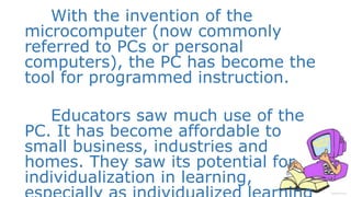 Computer as tutor | PPT