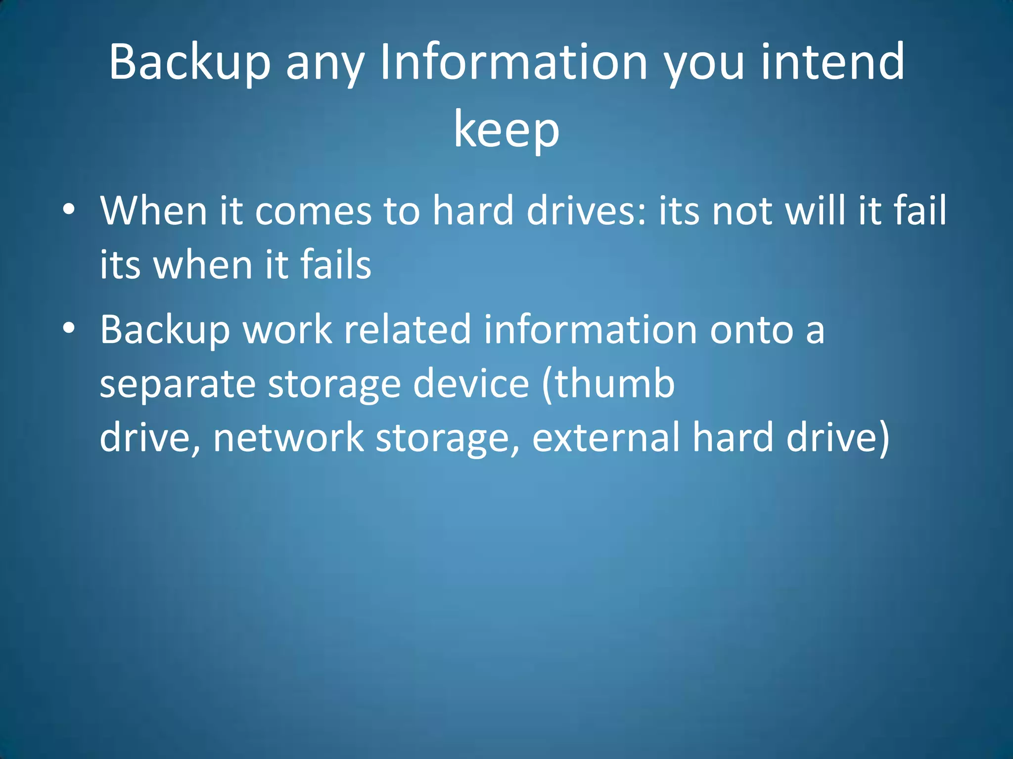Computer Awareness Training | PPTX