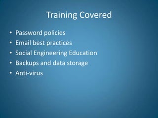 Computer Awareness Training | PPTX
