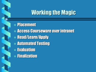 Computer Based Training2 | PPT