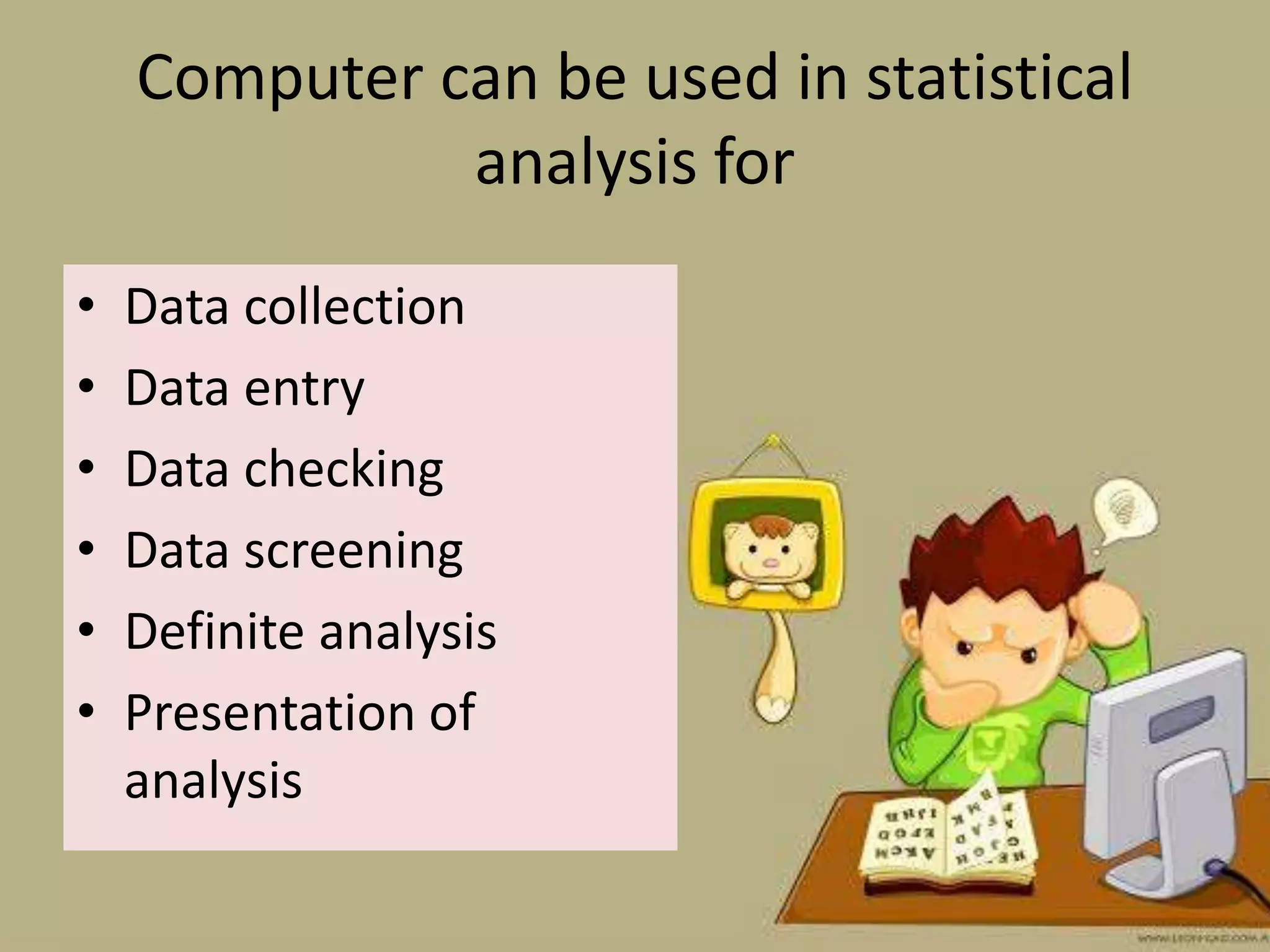 Computer based data analysis | PPTX