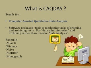 Computer based data analysis | PPTX