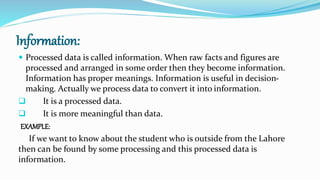 Computer based information system | PPTX