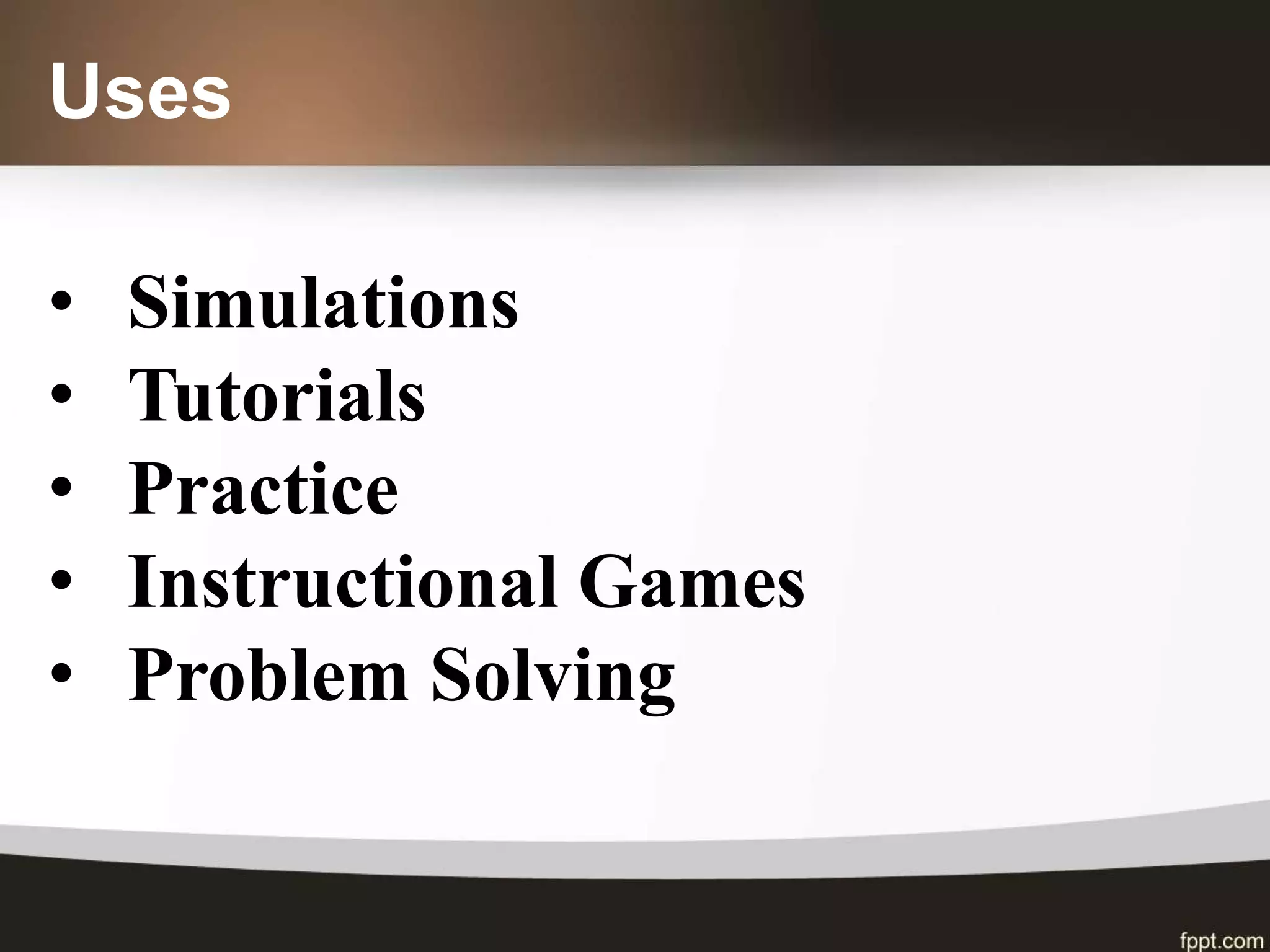 Computer Based Instruction | PPTX