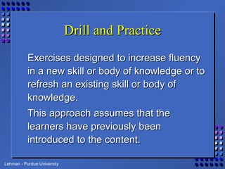 Computer based instruction | PPT