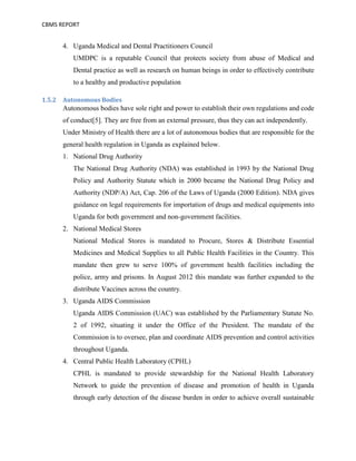 Health Regulations and Standards in Uganda. Clinical Decision Support ...