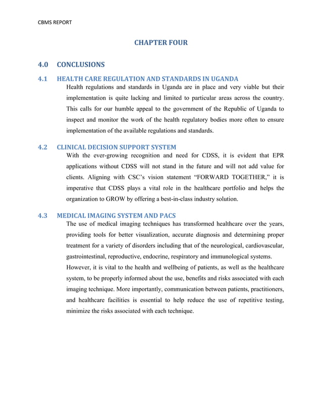 Health Regulations and Standards in Uganda. Clinical Decision Support ...