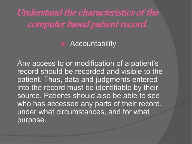 Computer based record | PPT