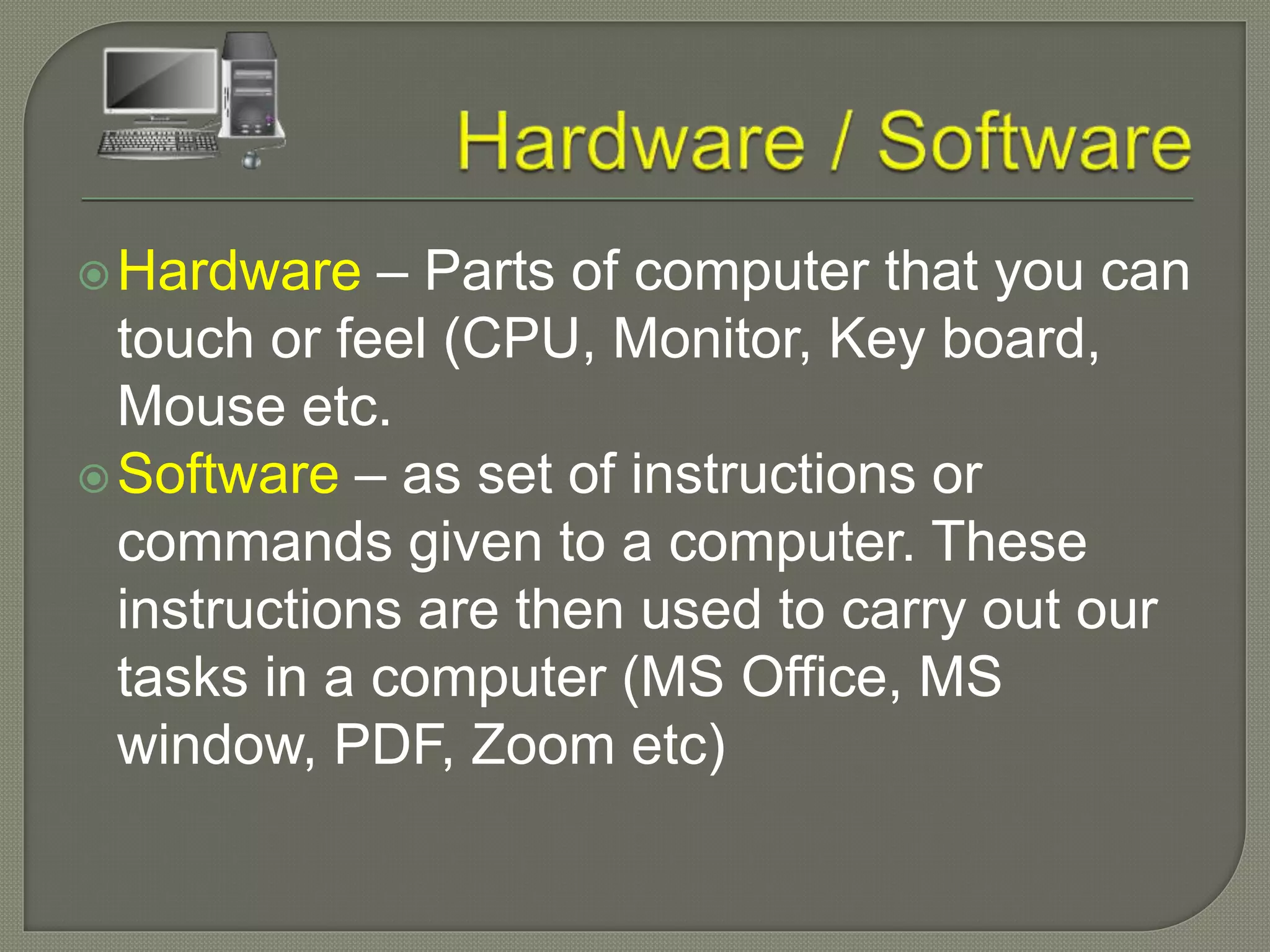Basics of Computer | PPT