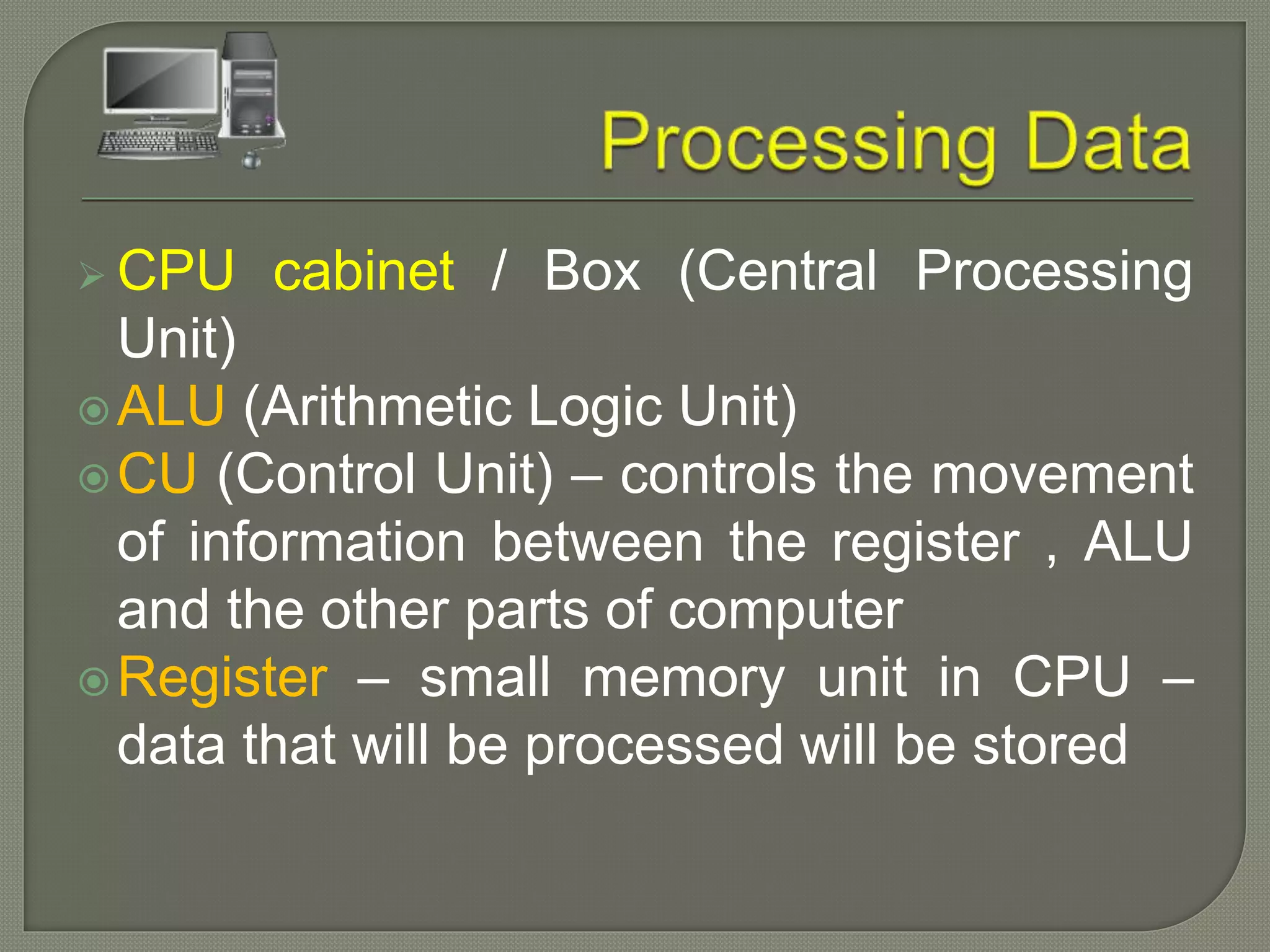 Basics of Computer | PPT