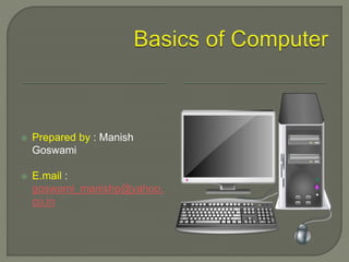 Basics of Computer | PPT