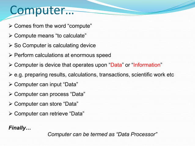 Computer Basics by vineet sharma narela | PPSX | Computing | Technology ...