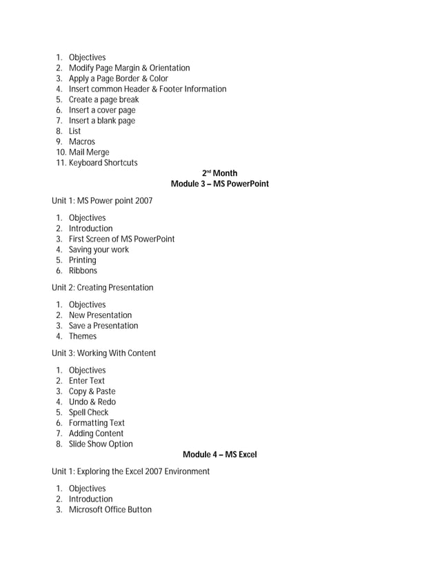 Basic Computer Course Details | PDF | Internet for Beginners | Internet