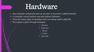 Computer basic definations | PPT