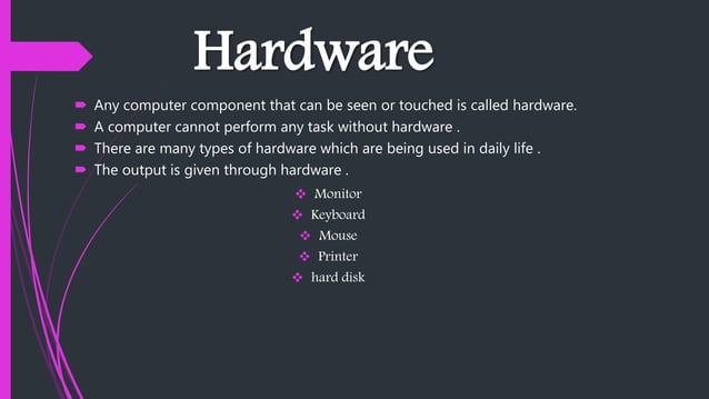 Computer basic definations | PPT