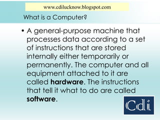 Computer basics | PPT
