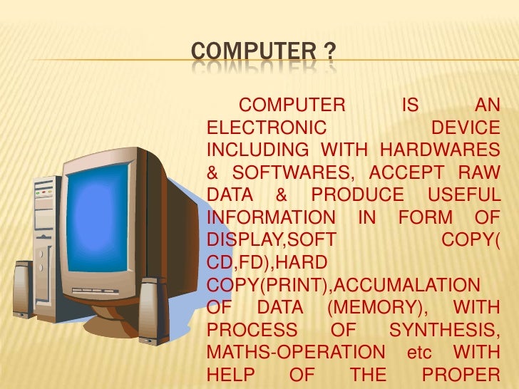 Computer basics