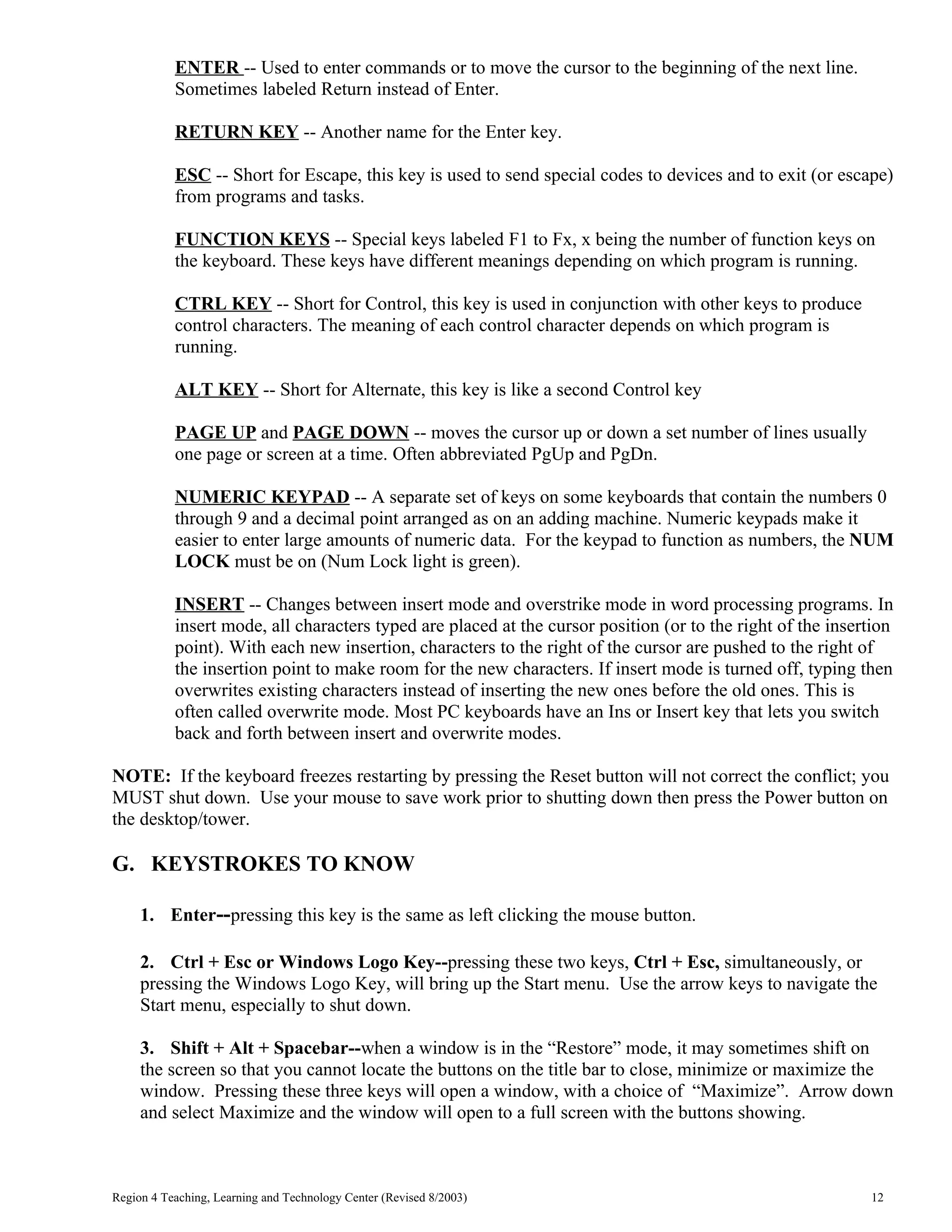 Computer basics | DOC