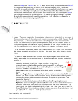 Computer basics | DOC