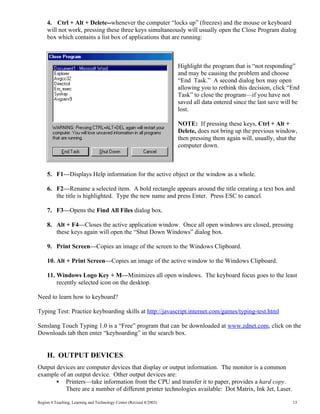 Computer basics | DOC