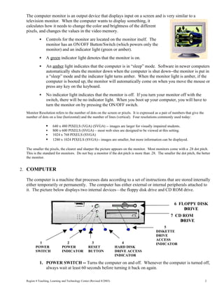 Computer basics | DOC