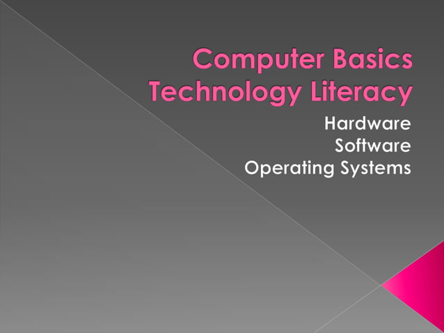 Computer Basics | PPT