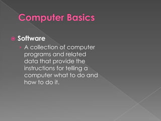 Computer Basics | PPTX