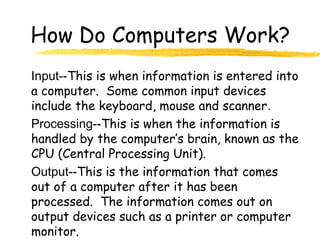 Computer basics | PPT