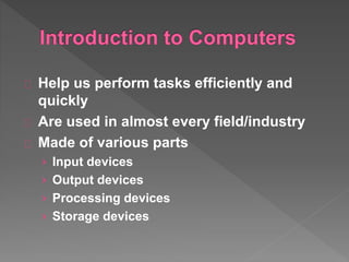 Computer Basics | PPTX