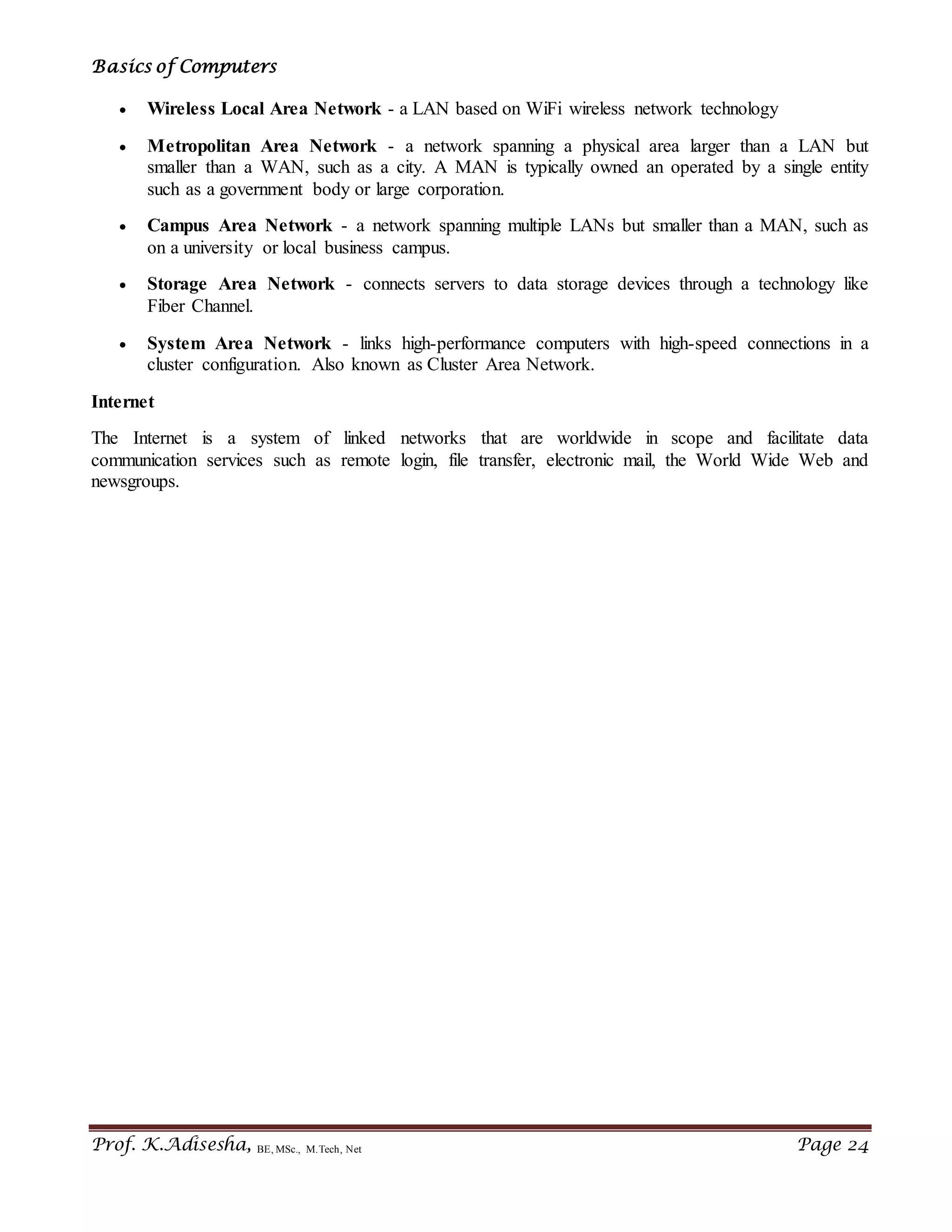 Computer basics | PDF | Data Storage and Warehousing | Computing
