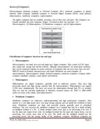 Computer basics | PDF | Data Storage and Warehousing | Computing