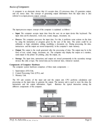 Computer basics | PDF | Data Storage and Warehousing | Computing