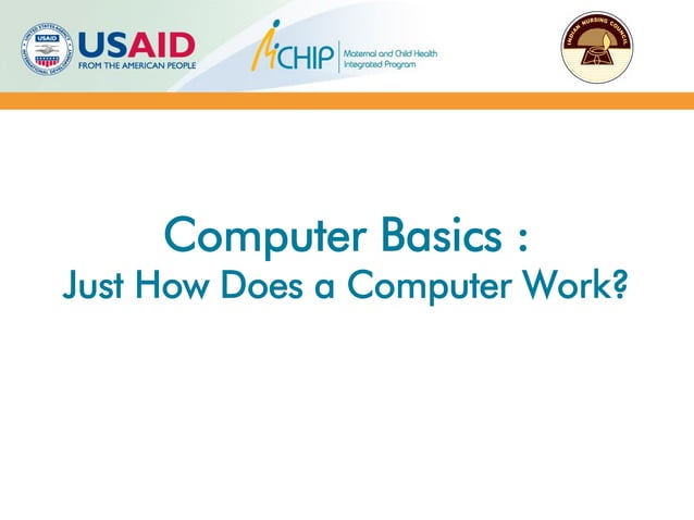 Computer Basics -Just How does a computer work | PDF