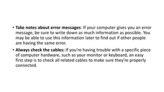 Computer Basics - Basic Troubleshooting Techniques.pptx