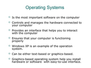 computer_basics hardware of computer system | PPT