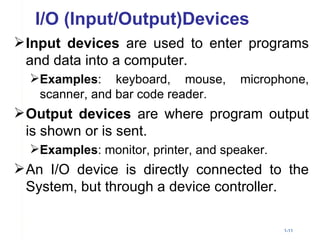 Computer basics and i.o devices | PPT
