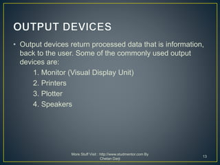Computer Basics Tutorial By Stud Mentor | PPT