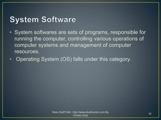 Computer Basics Tutorial By Stud Mentor | PPT