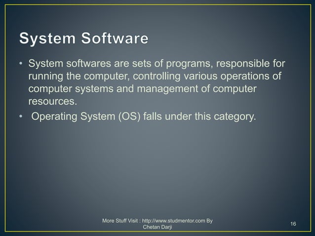 Computer Basics Tutorial By Stud Mentor | PPT