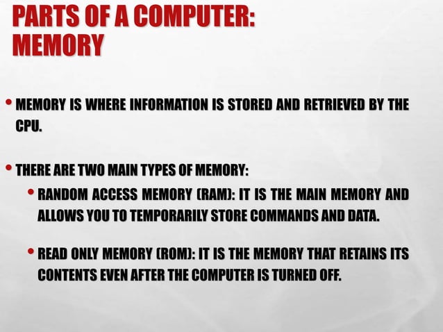 computer basics demo.ppt | Computer Peripherals | Computing