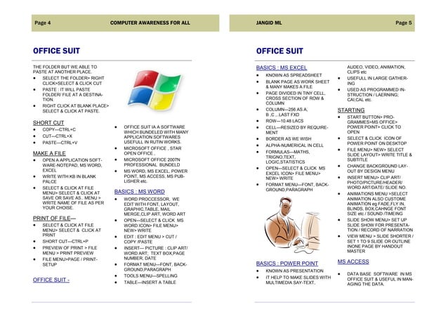 Computer basics for all . jangid ml | PPT