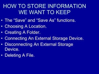 Computer Basics III | PPT