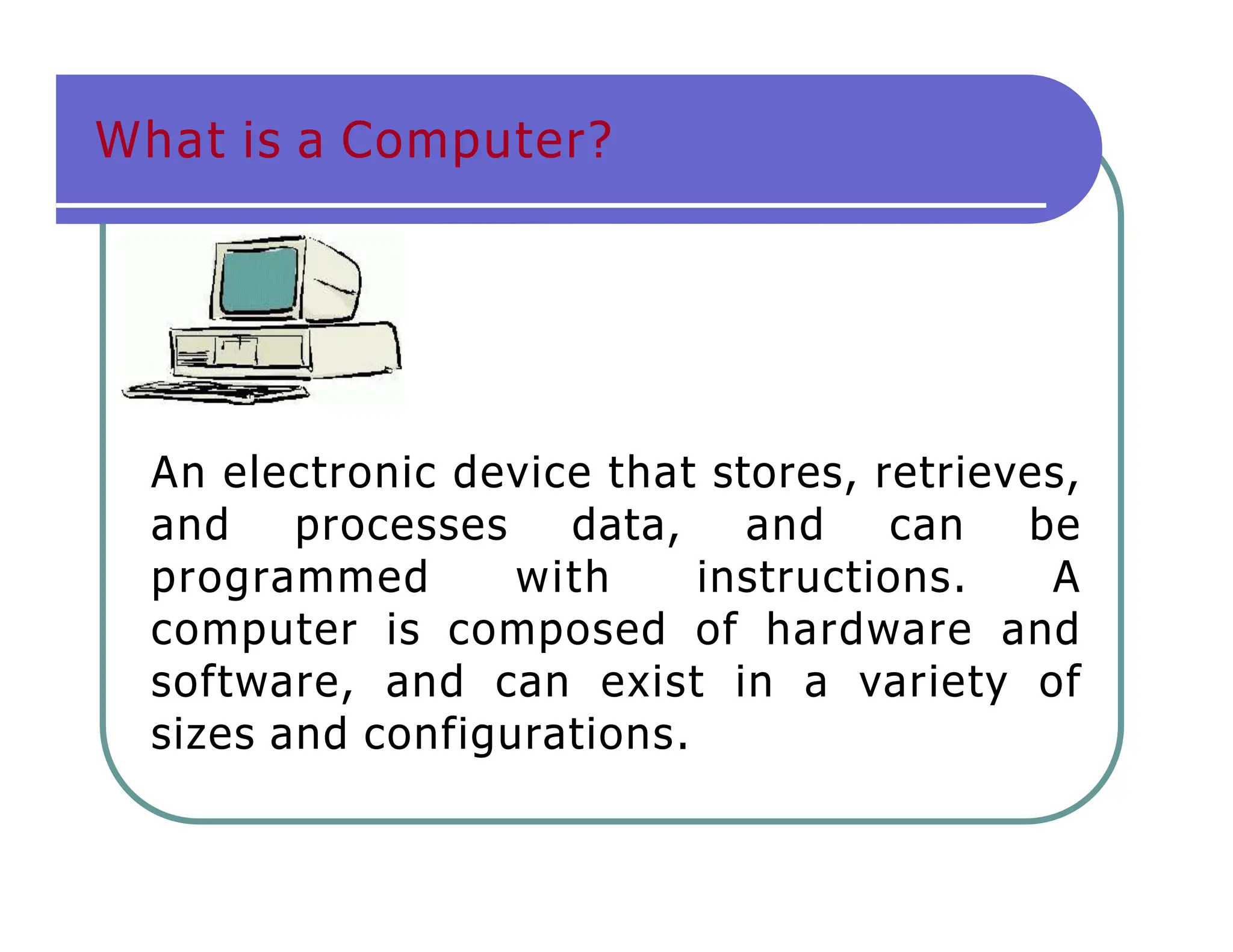 Defination of Computer and Types (Part-1).pptx | Computer Peripherals | Computing