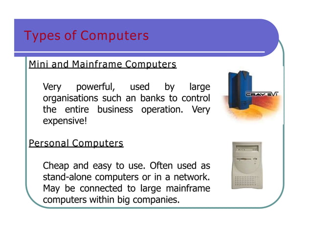Defination of Computer and Types (Part-1).pptx | Computer Peripherals | Computing