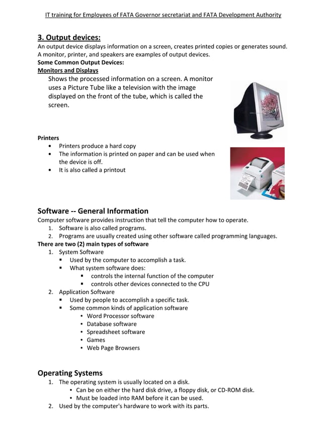 Computer basics part 1 | PDF