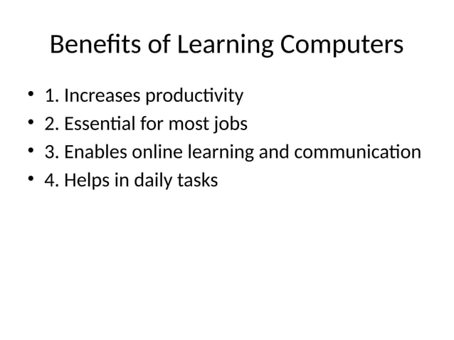 Computer_Basics_Presentation computer basic | PPTX